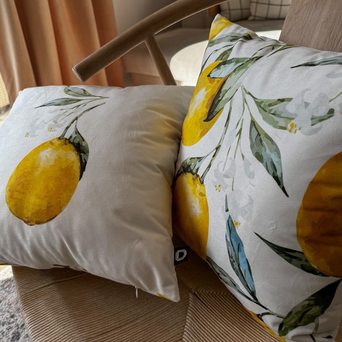 Poduszka dekoracyjna SUMMER wzór SM10 | cytryny DECORDRUK