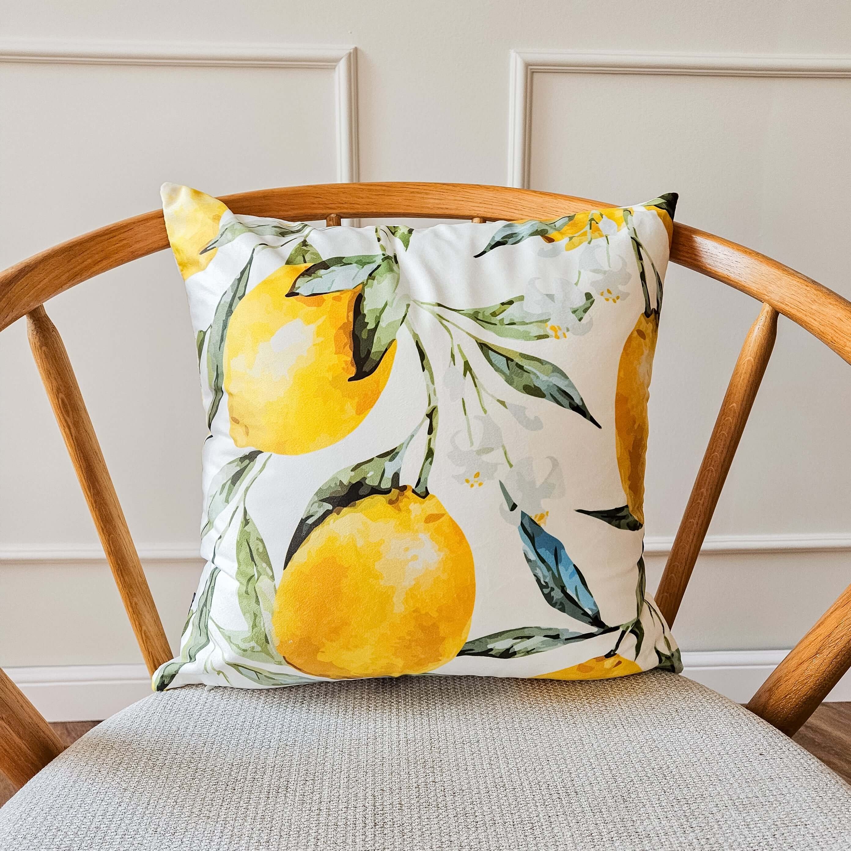 Poduszka dekoracyjna SUMMER wzór SM10 | cytryny DECORDRUK